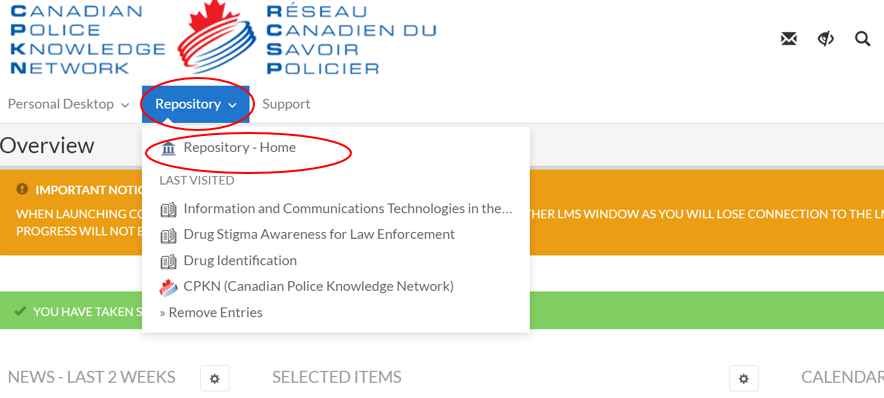 Course Library – Canadian Police Knowledge Network